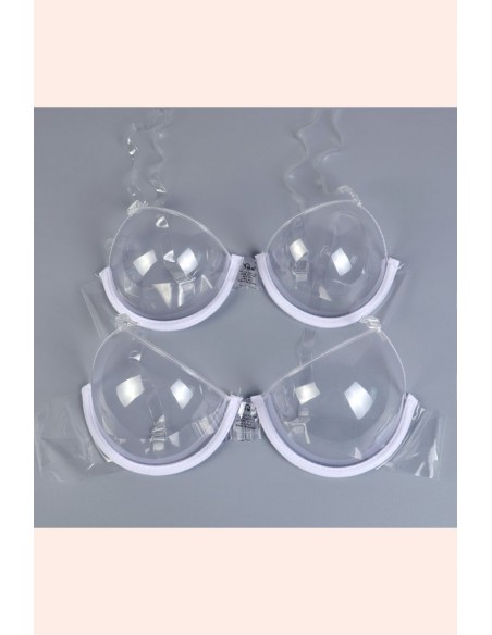 Sutien 100% transparent , cu spate si bretele tranpsarente. Marime 85/B